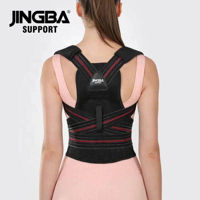 Premium Back Support & Posture Corrector - 4 Metal Bars – Brace & Belts